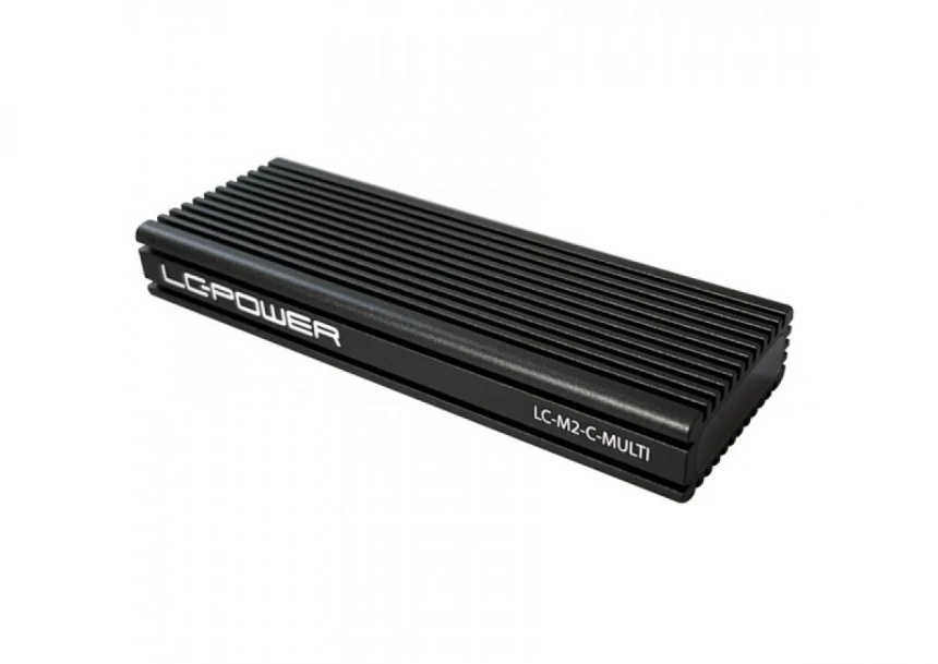 HDD Rack LC Power LC-M2-C-MULTI - M.2 SSD Enclosure (NVMe & SATA)